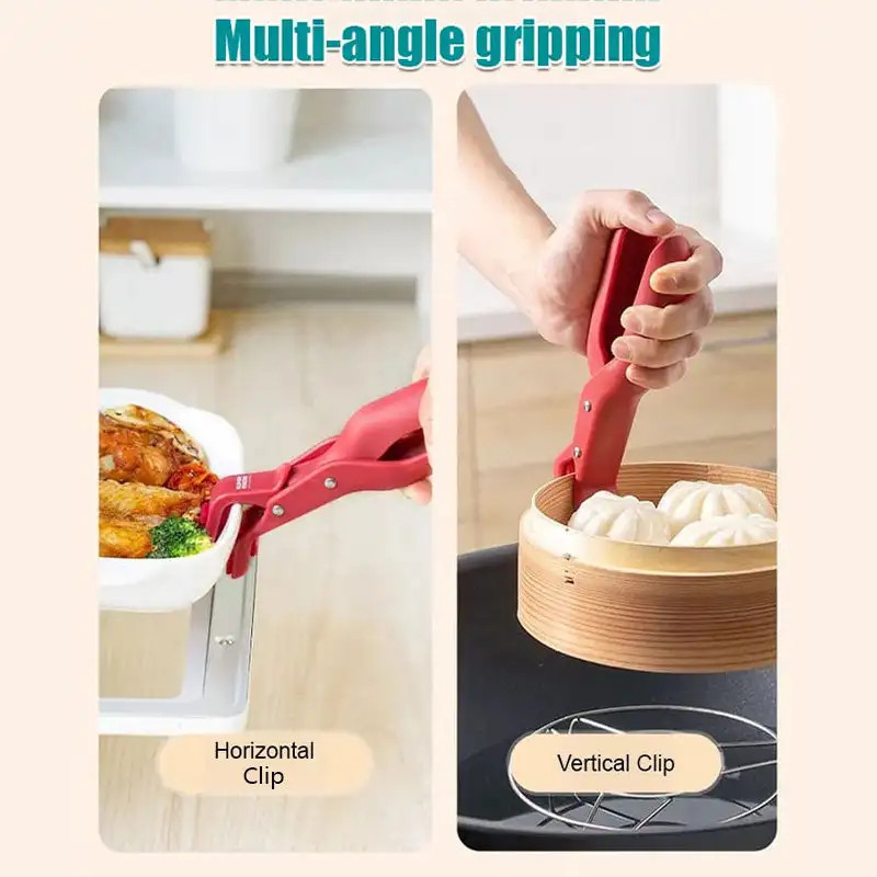 2 PCS Anti-Scald Bowl Holder Clip for Kitchen Bowl Clip Tray Bowl ...