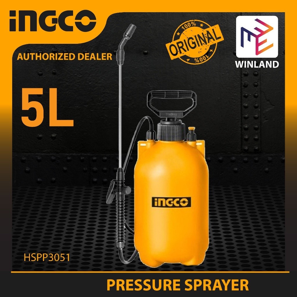 Ingco by Winland 5L/8L Pressure Mist Disinfectant Knapsack Spray ...