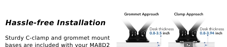 Flexispot MA8D2 Dual Gas Spring Monitor Arm | Shopee Philippines