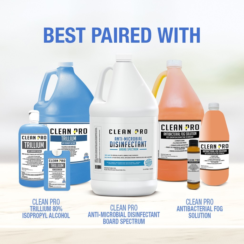 Clean Pro Broad Spectrum Antimicrobial Disinfectant 1 Gallon | Shopee ...
