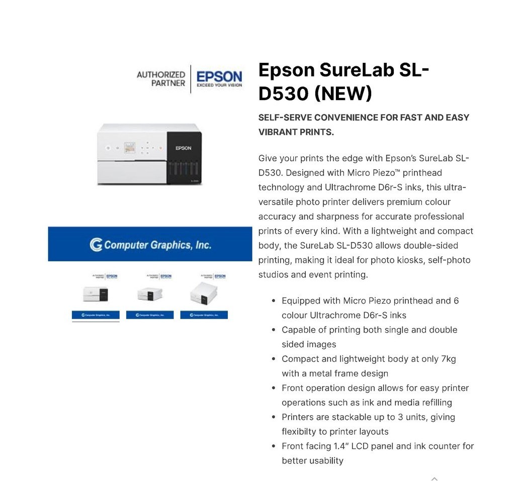 Epson SureLab SL-D530 Printer D530 | Shopee Philippines