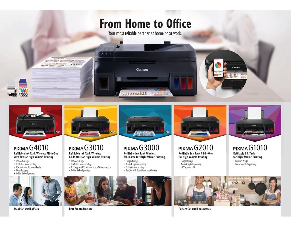 Canon Pixma G3010 Ink Tank Wireless All-In-One Printer | Shopee Philippines