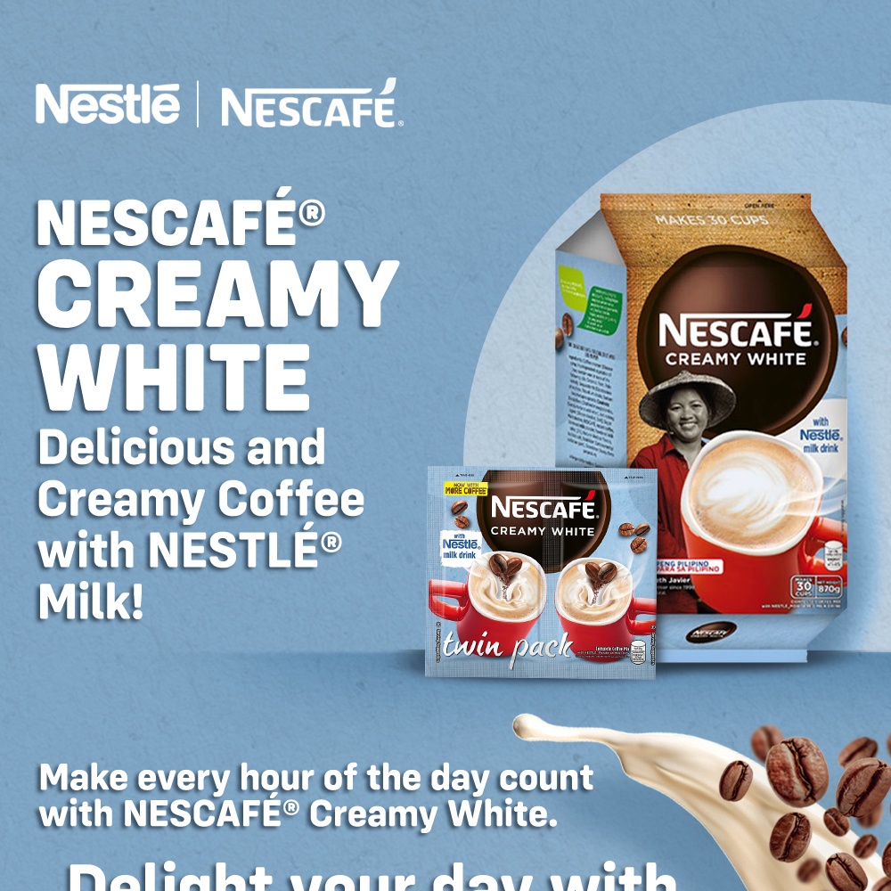 NESCAFE Creamy White 3-in-1 Coffee Twin Pack 40g - Pack of 20 | Shopee ...