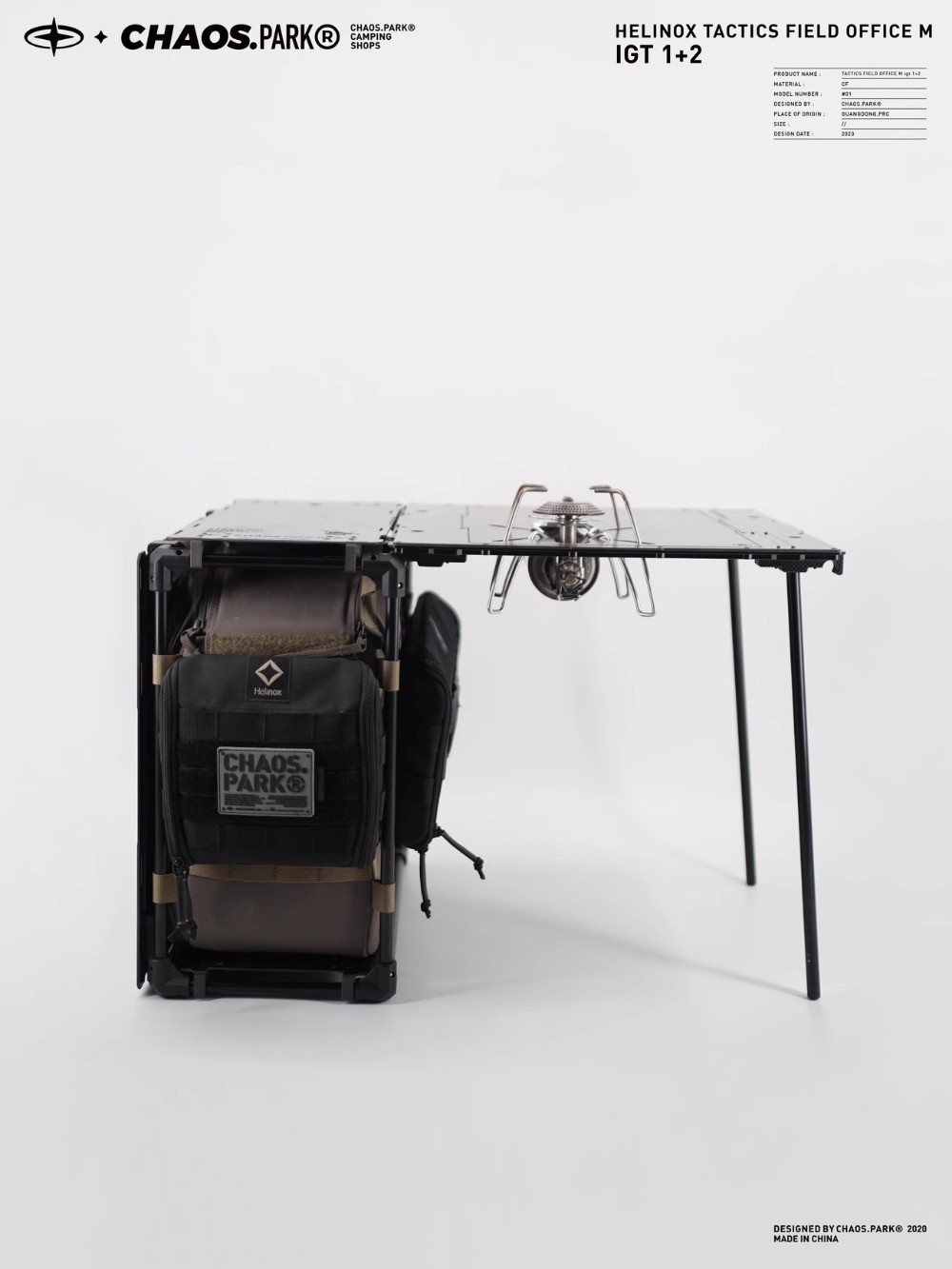 [HODR] Outdoor Tactical Table Kit for Helinox Tables Carbon Fiber IGT Fodalbe Helinox Tactical ...