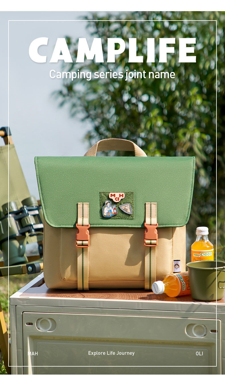 MAH CAMPING Series Oli Cambridge Backpack Leisure Style Travel School ...