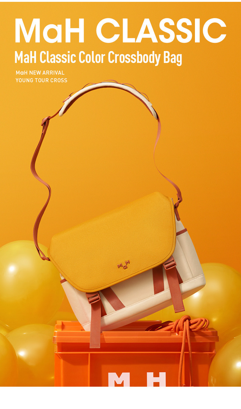 MAH 2761 Tour Crossbody Bag Classic Colors 7.9 inch | Shopee Philippines