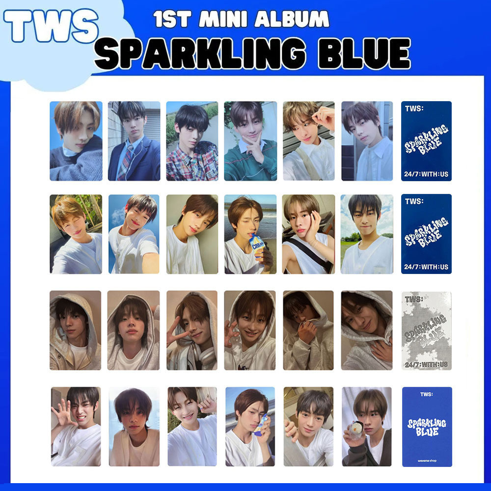 Kpop Idol TWS 1st Mini Album Sparkling Blue Photocards | Shopee Philippines