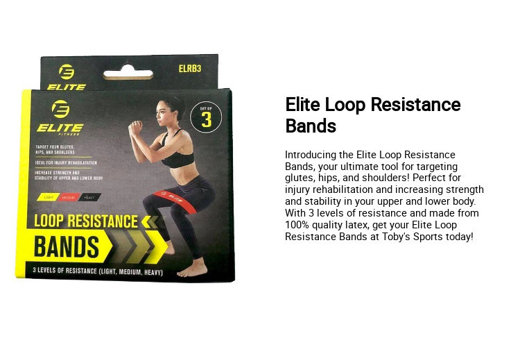 Toby's Sports Elite Loop Resistance Bands (Set of 3) | Shopee Philippines