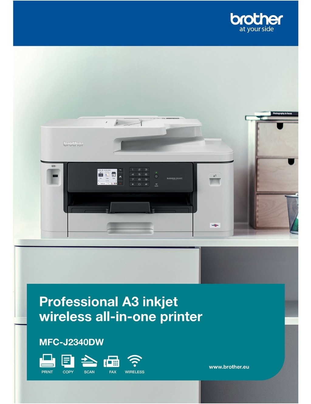 Brother MFC-J2340DW Inkjet Printer J2340 | Shopee Philippines