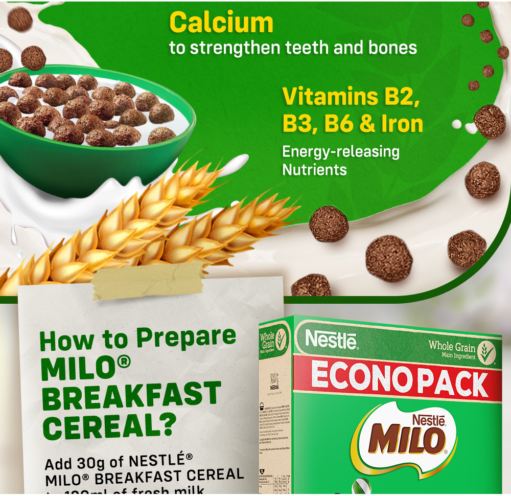 Milo Breakfast Cereal 450g | Shopee Philippines
