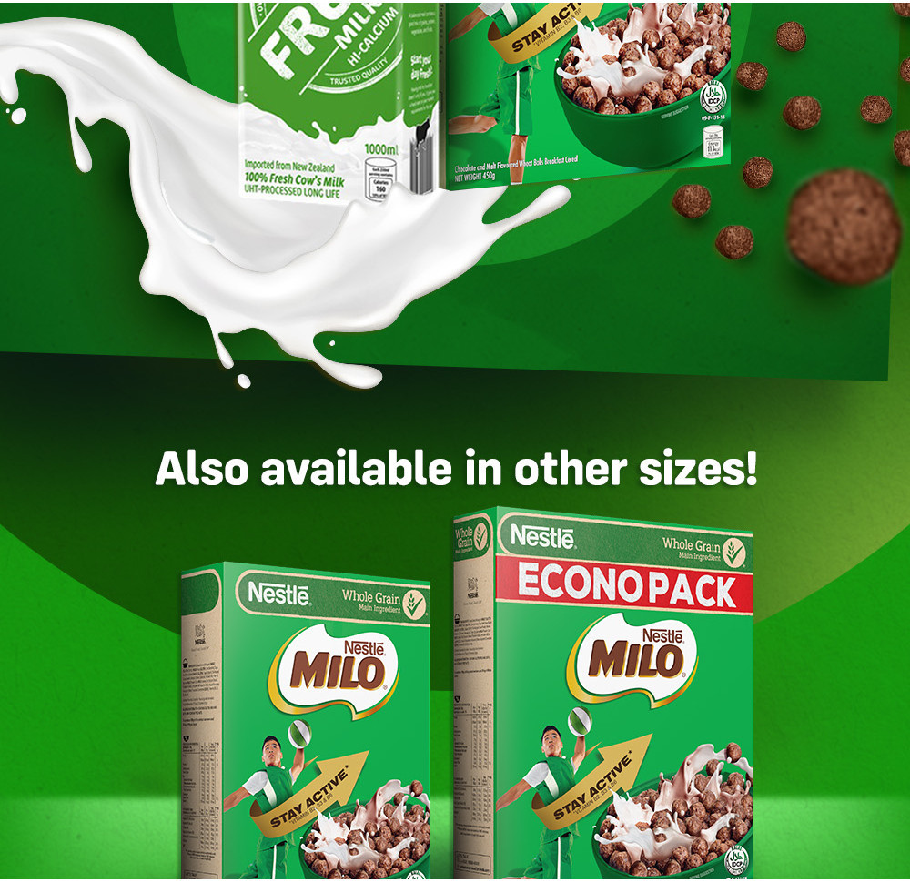 Milo Breakfast Cereal 450g | Shopee Philippines