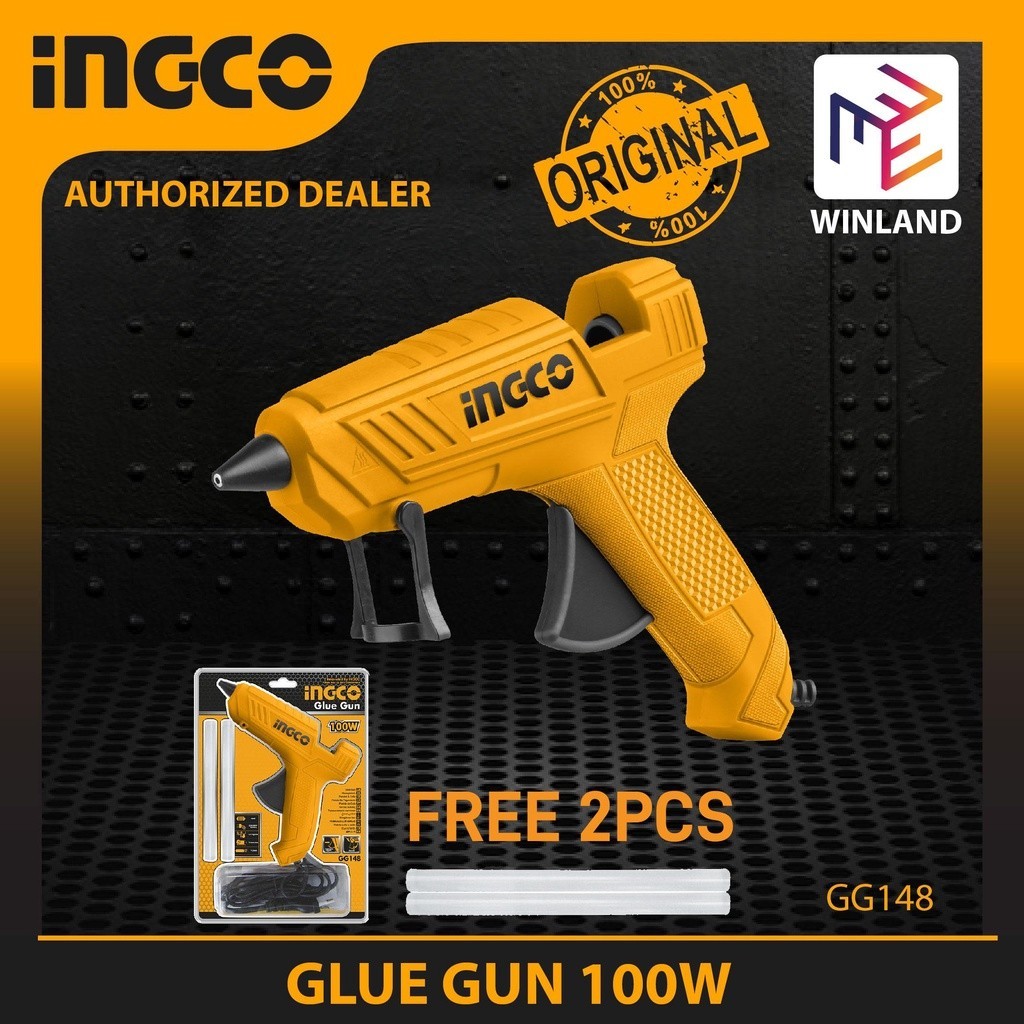 Ingco by Winland SUPER HEAVY DUTY Industrial Grade Glue Gun with Glue ...