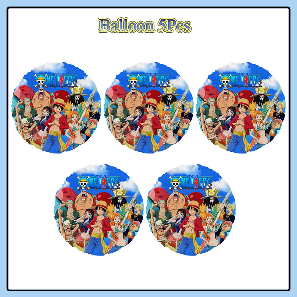 ONE PIECE Balloons Party Decorations 32inch Number Balloon Set Luffy ...
