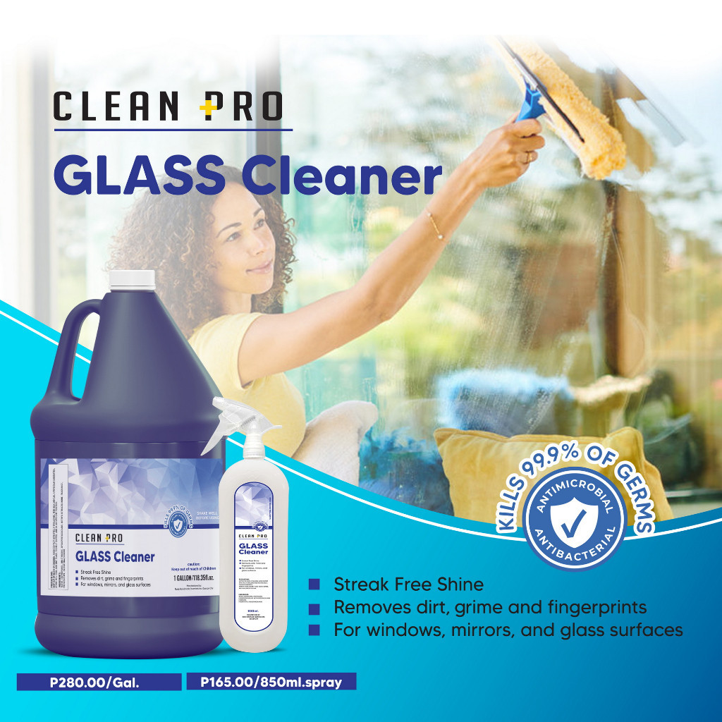 Clean Pro Glass Cleaner (Home Care) Gallon | Shopee Philippines