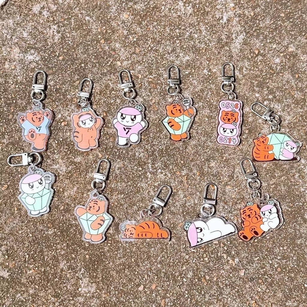 Kpop Seventeen Luck Draw Acrylic Keyrings Featuring BONGBONGEE and ...