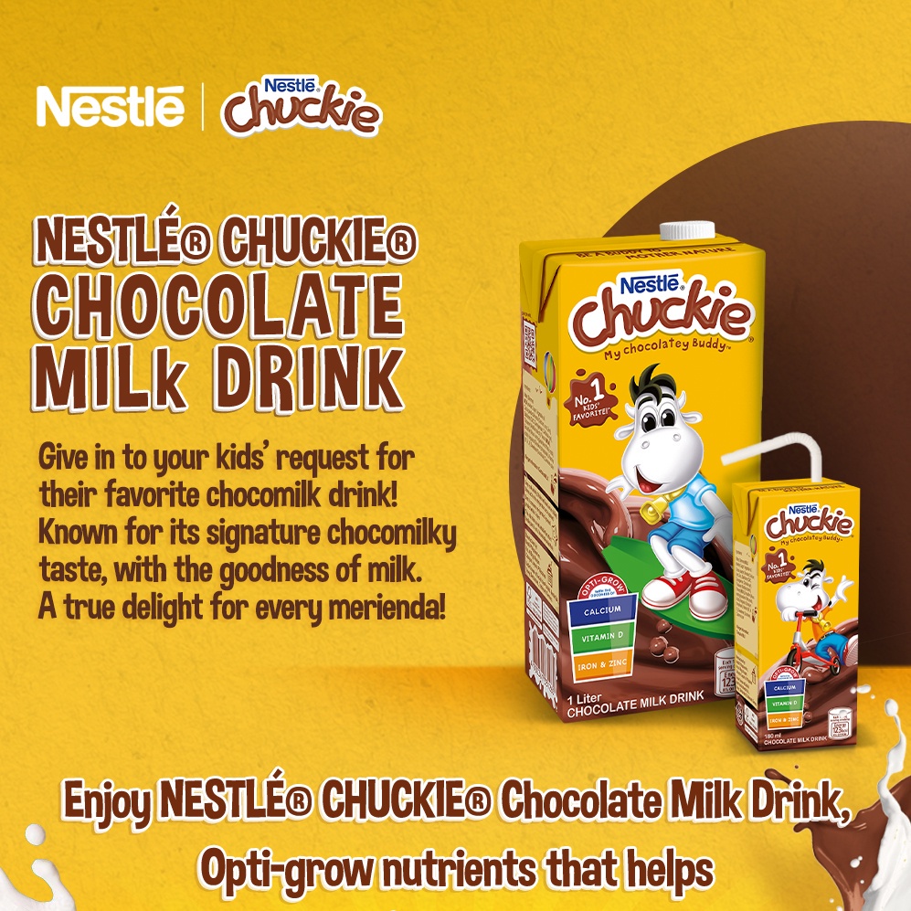Chuckie Chocolate Flavoured Milk 1L - Pack of 2 | Shopee Philippines
