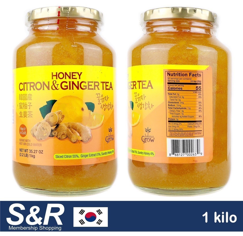 Balance Grow Honey Citron & Ginger Tea 1kg | Shopee Philippines