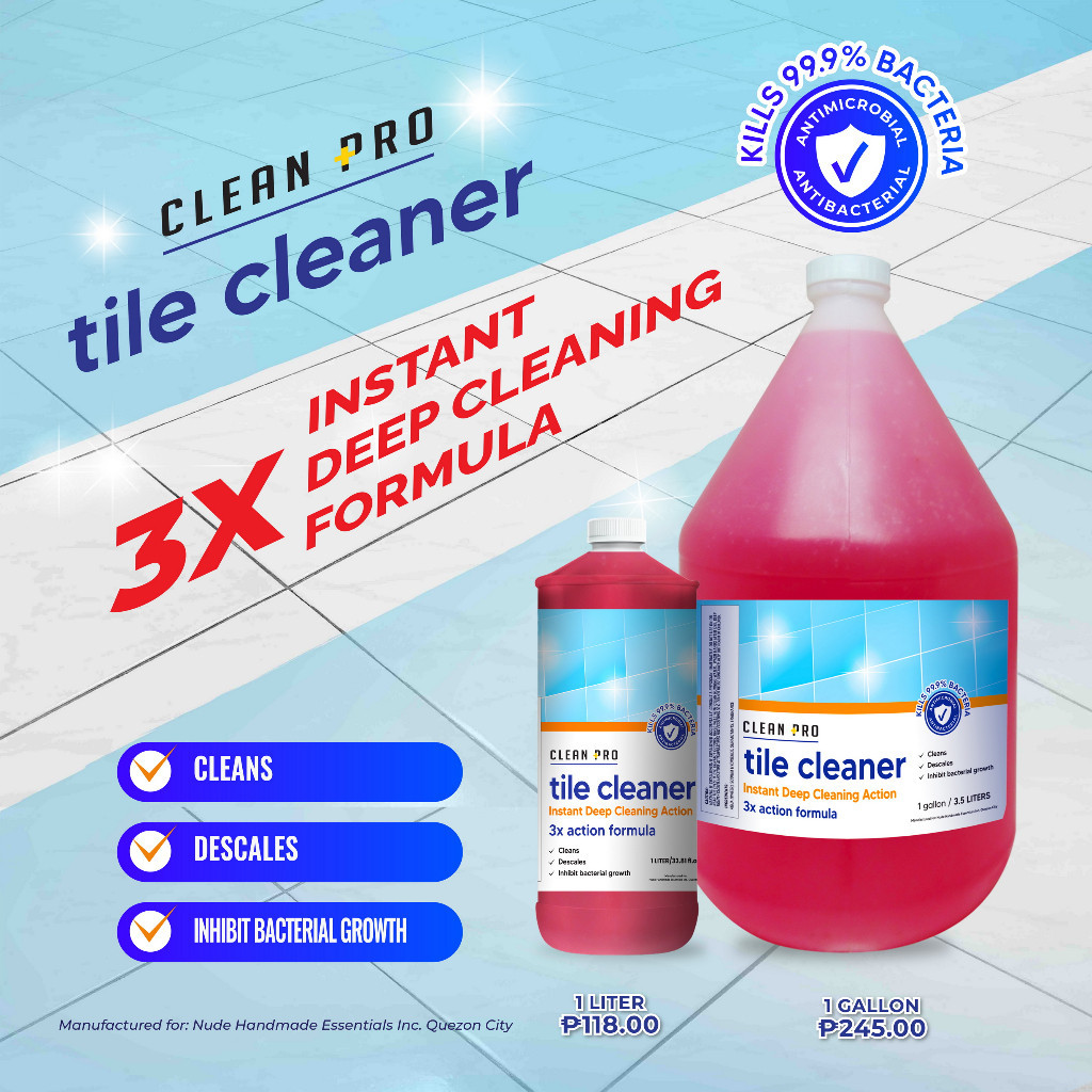 Clean Pro Tile Cleaner 1 Liter | Shopee Philippines