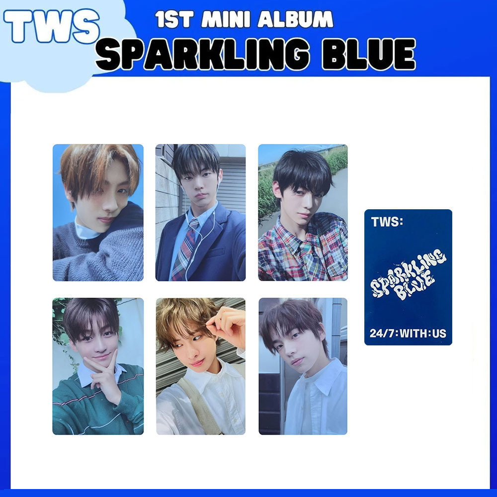 Kpop Idol TWS 1st Mini Album Sparkling Blue Photocards | Shopee Philippines