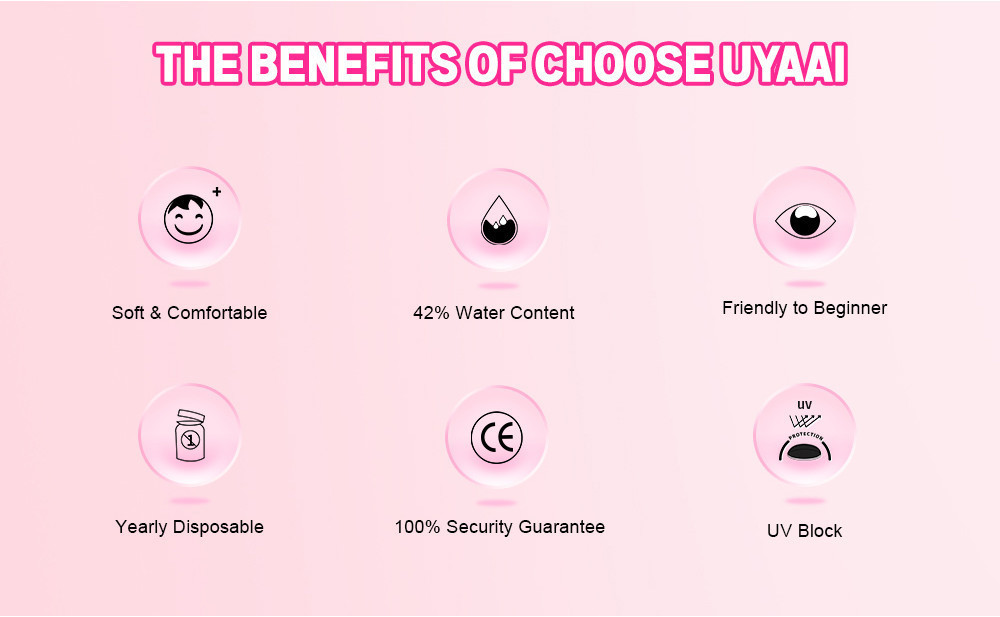[Buy 1 Get 2 Gift] UYAAI 2pcs COLOR Contact Lens Aoki Grey Contact Lens ...