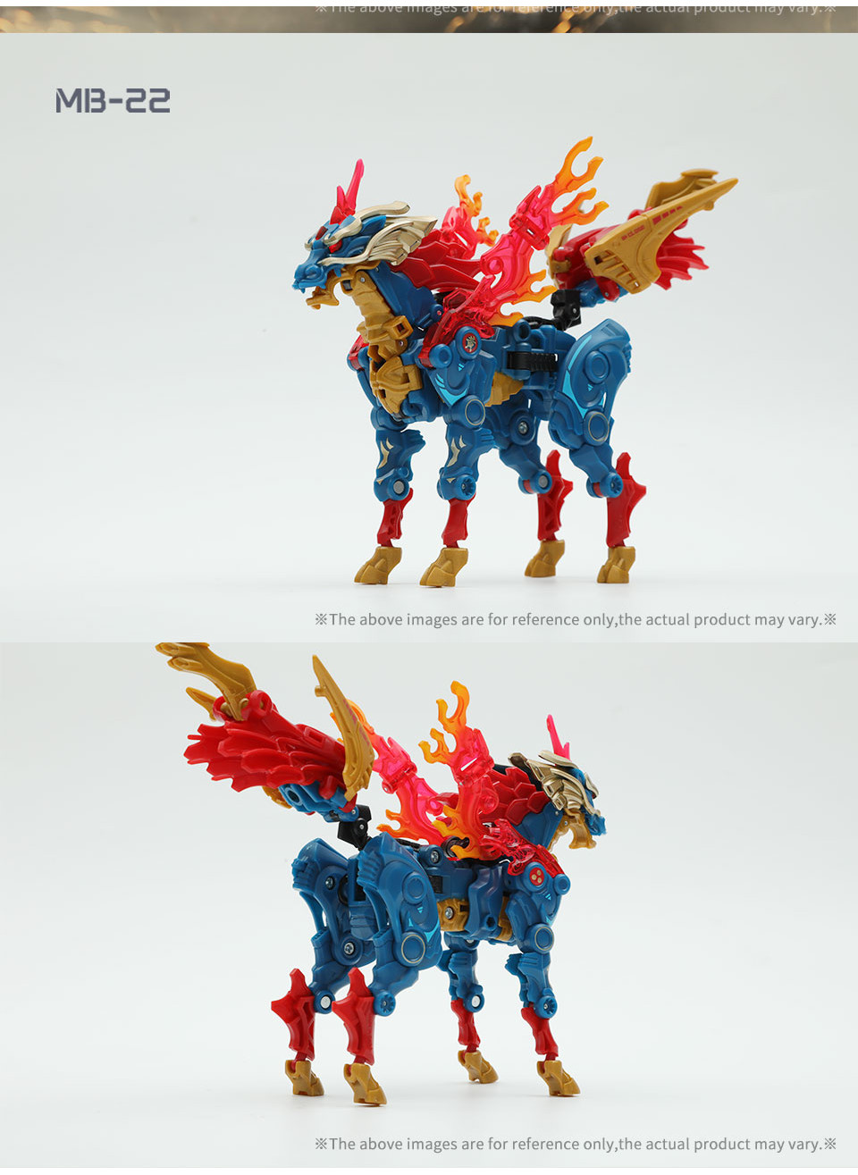 52TOYS MEGABOX MB-22 KIRIN Mecha Deformation Action Figure Portable ...