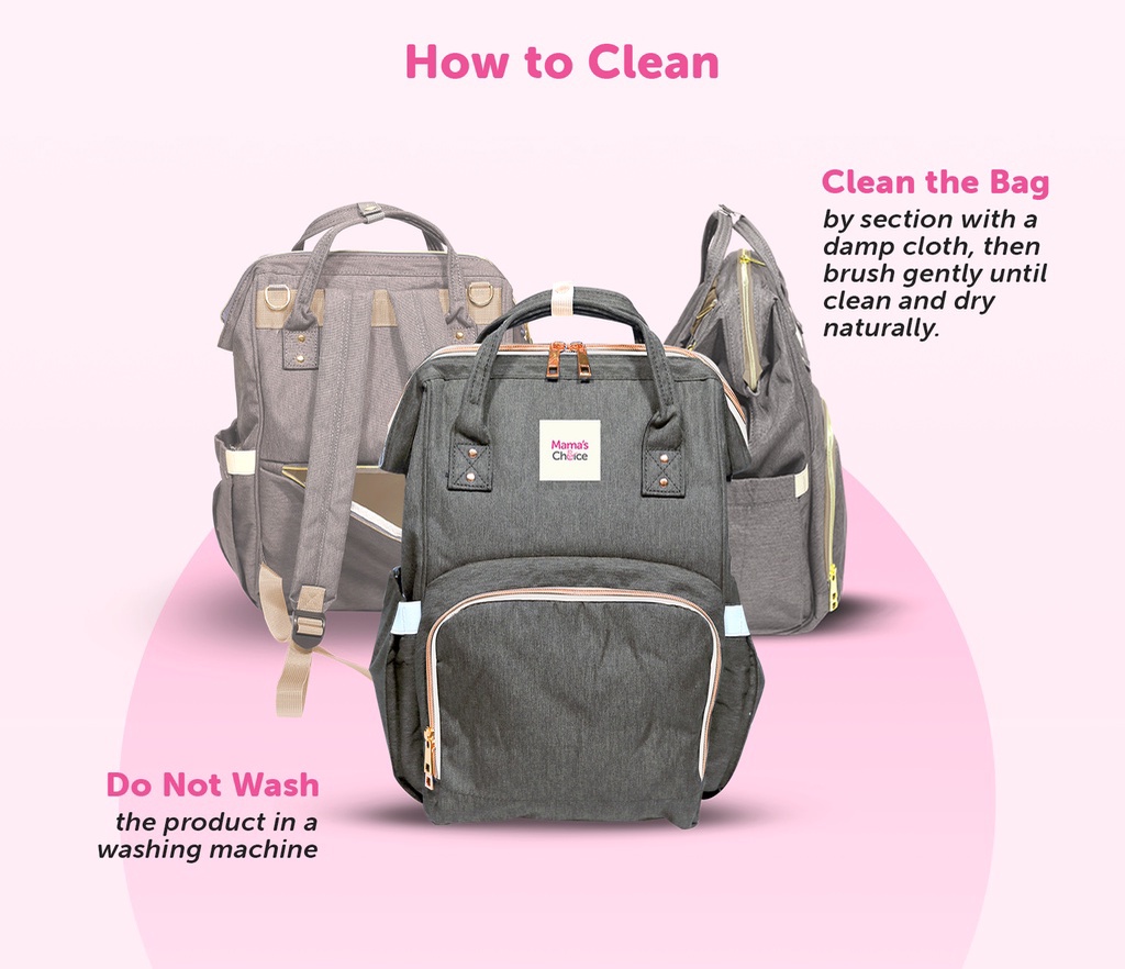 Mama’s Choice Multifunction Diaper Bag | Large Capacity | Nappy Baby ...