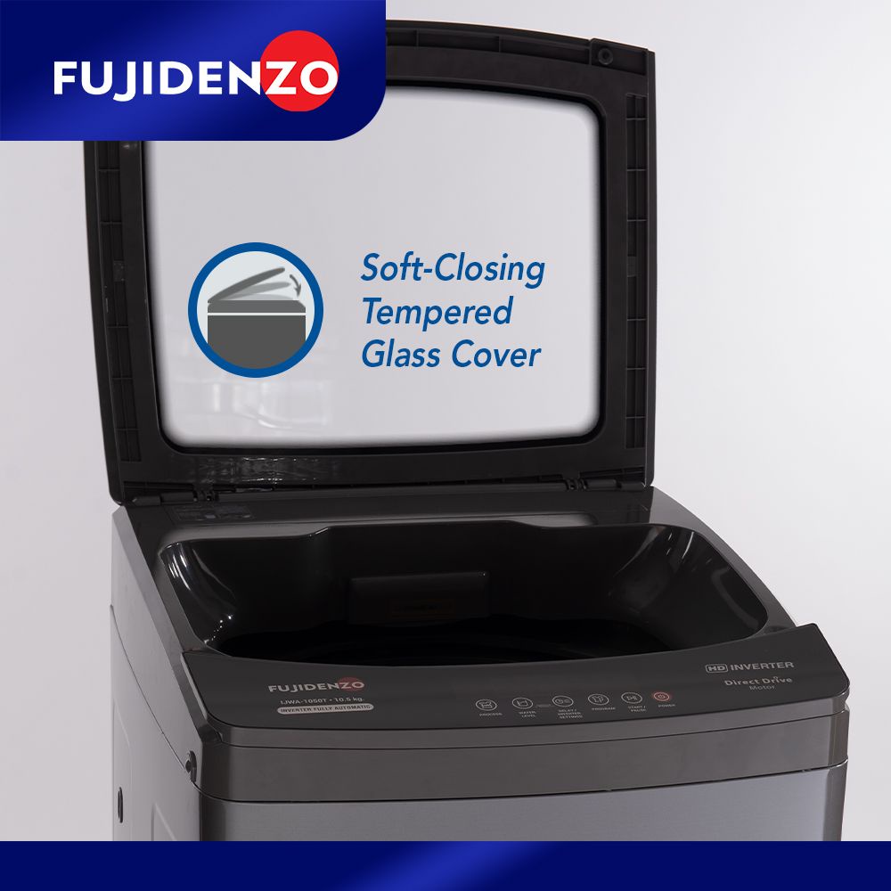 Fujidenzo 7.5 Kg Fully Automatic Washing Machine JWA7500 VT (Titanium ...