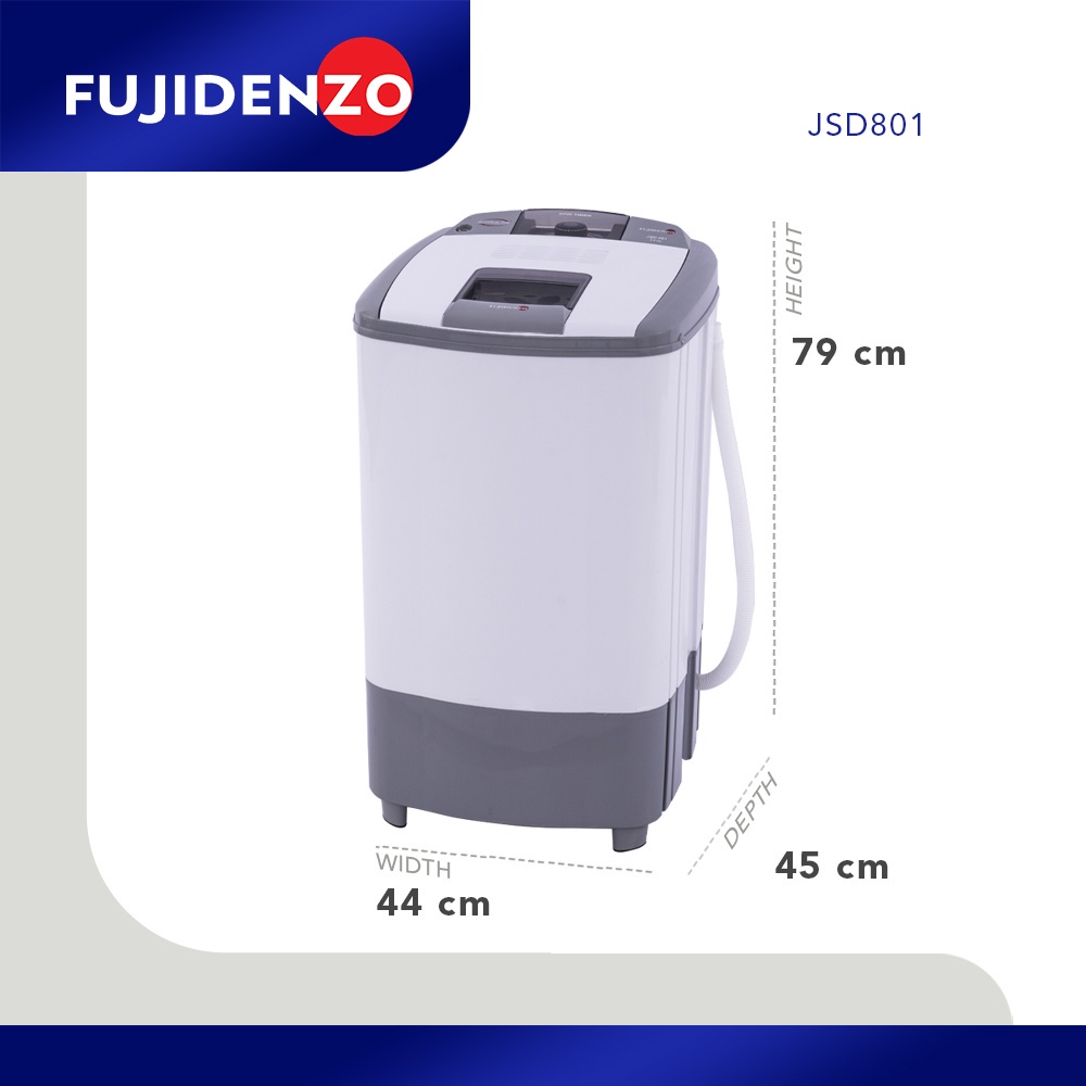 Fujidenzo 8 kg Spin Dryer JSD-801 (Gray) | Shopee Philippines