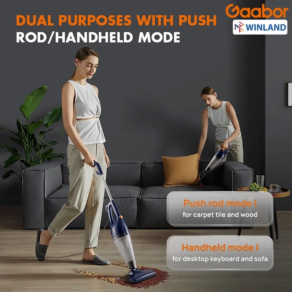 Gaabor by Winland Vacuum Cleaner | Household 2-in-1 Mini Handheld ...