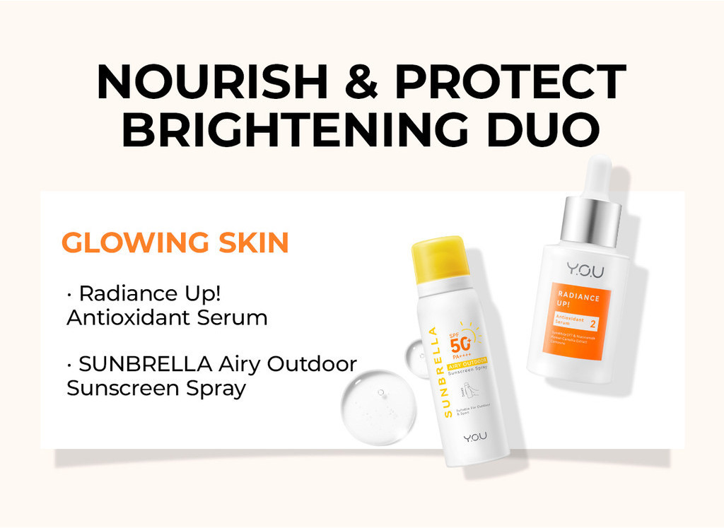 Y.O.U Sunbrella Airy Outdoor Sunscreen Spray SPF 50+ PA++++ | Face ...