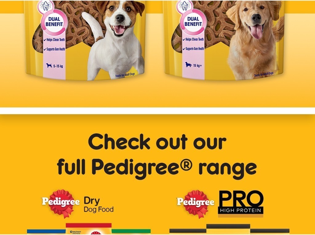 PEDIGREE Dentastix Chewy Chunx Dog Treats in Smoky Chicken Flavor 68g ...