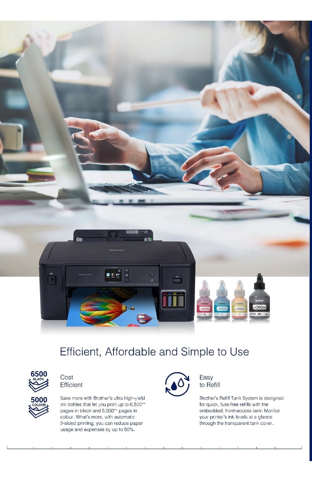 Brother HL-T4000DW Ink Tank Printer T4000 T4000W | Shopee Philippines