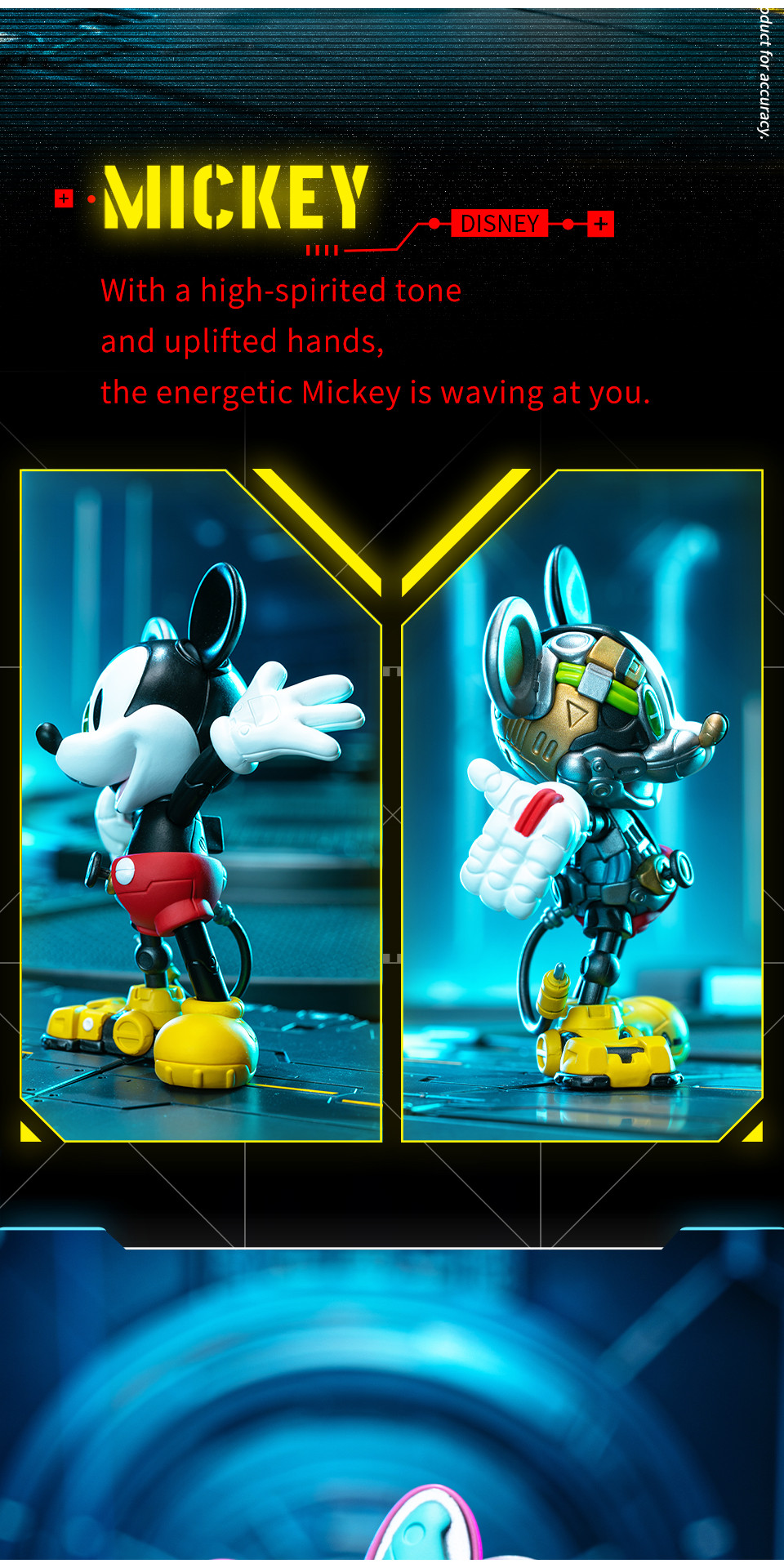 52TOYS Disney Mickey and Friends-Cyborg Series Blind Box Figure Toy ...