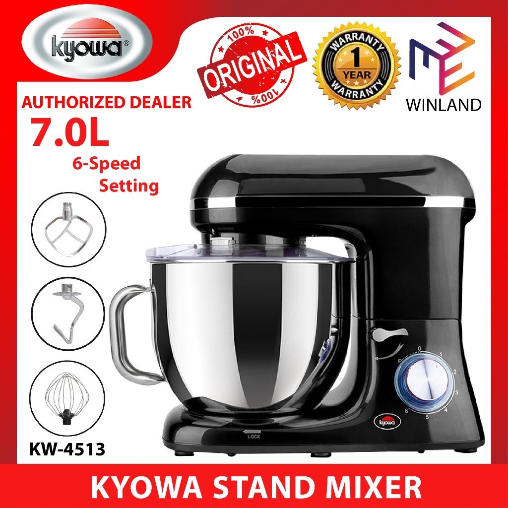 Kyowa by Winland 6-Speed 7-Liters / 5-Liters Electric Stand Mixer for ...