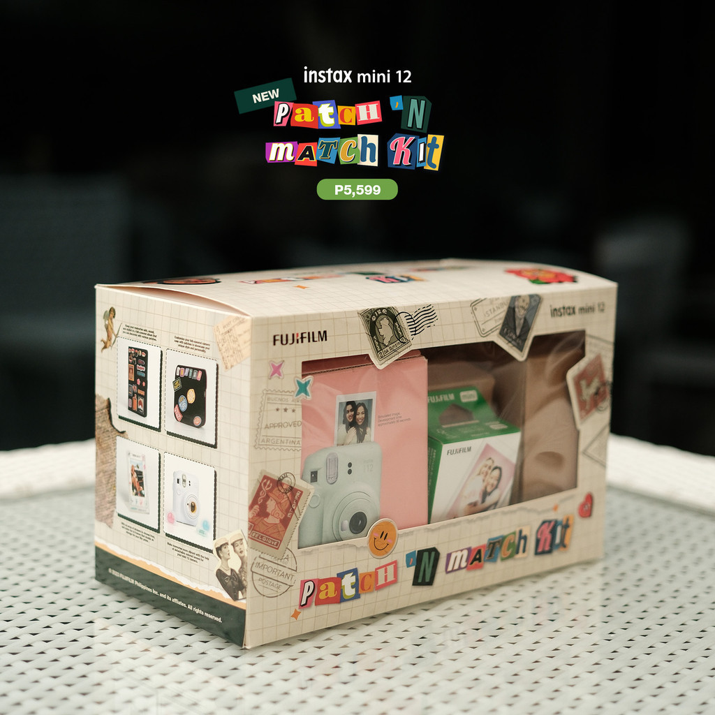 FUJIFILM Instax Mini 12 Patch 'N Match Package Instant Camera Bundle ...