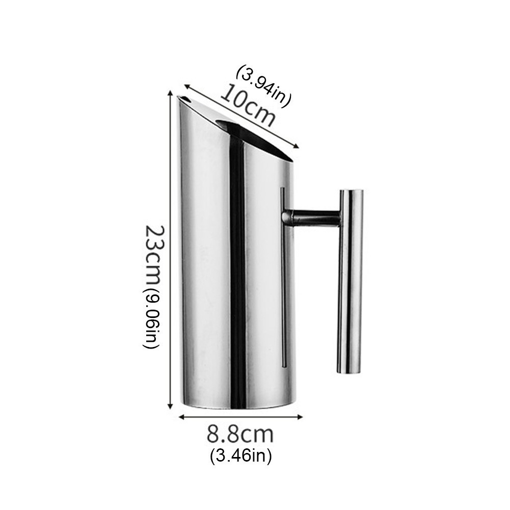 【Maynila Delivery】1L Pitcher Pot Stainless Steel Beer Jar Cold Water ...