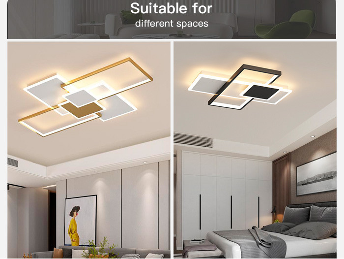OneFire Modern Design Chandelier Nordic Lights Ceiling Light Bedroom ...