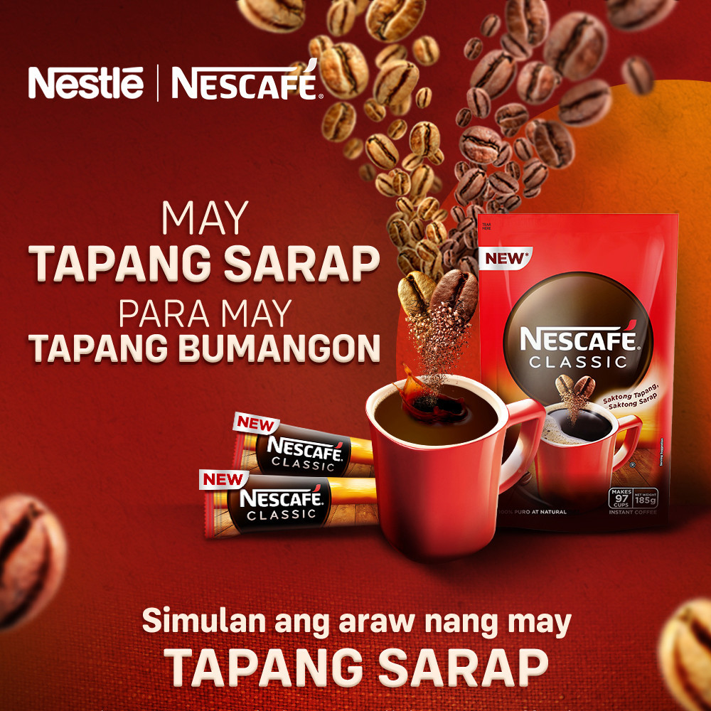NESCAFÉ Classic Instant Coffee 80g - Made with Robusta Beans - Pack of ...