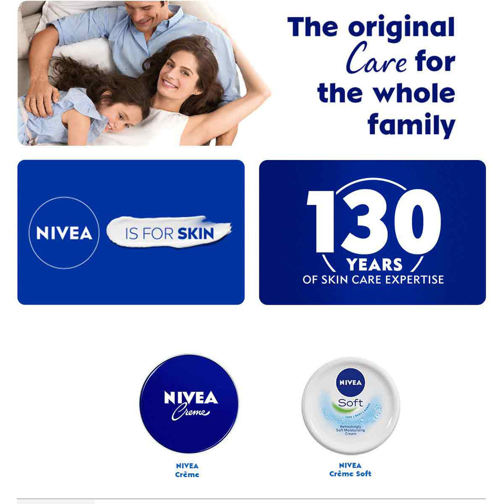 NIVEA Creme Moisturizing Cream for dry skin, for face and body, 150ml ...