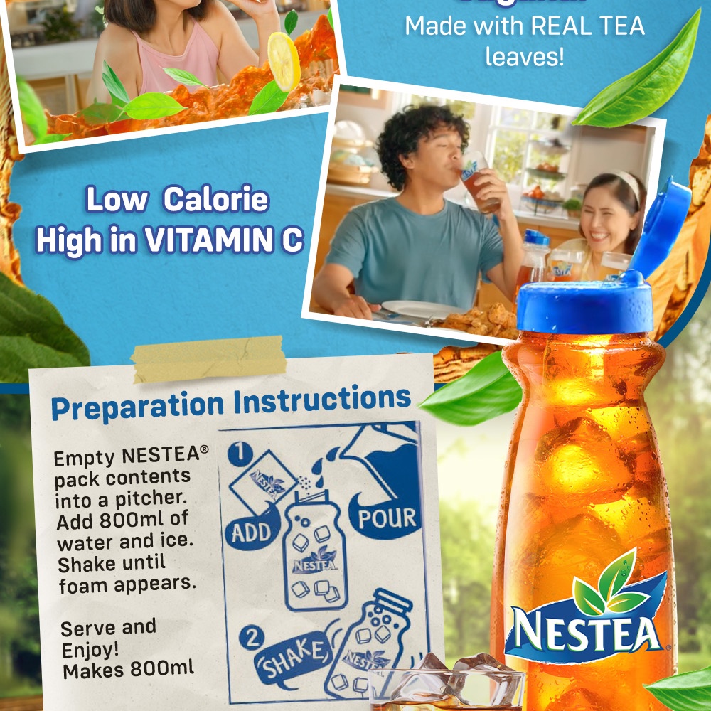 Nestea Lemon Blend Iced Tea 20g - Pack of 12 | Shopee Philippines