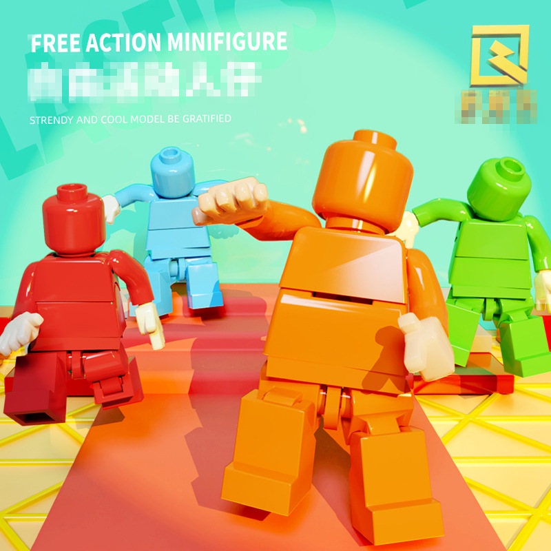 Super Movable Free Action Building Block Figure With Different Hand Shapes Moc Toys | Shopee ...