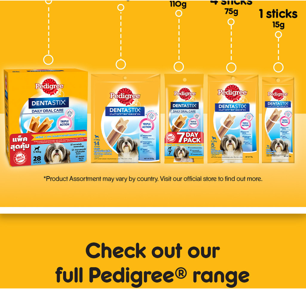PEDIGREE DentaStix Dogs Treats For Small Breed Dog 45g | Shopee Philippines