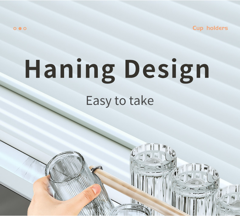 Glass Rack Organizer Glass Water Holder Stainless Steel Mug Cup Rack ...