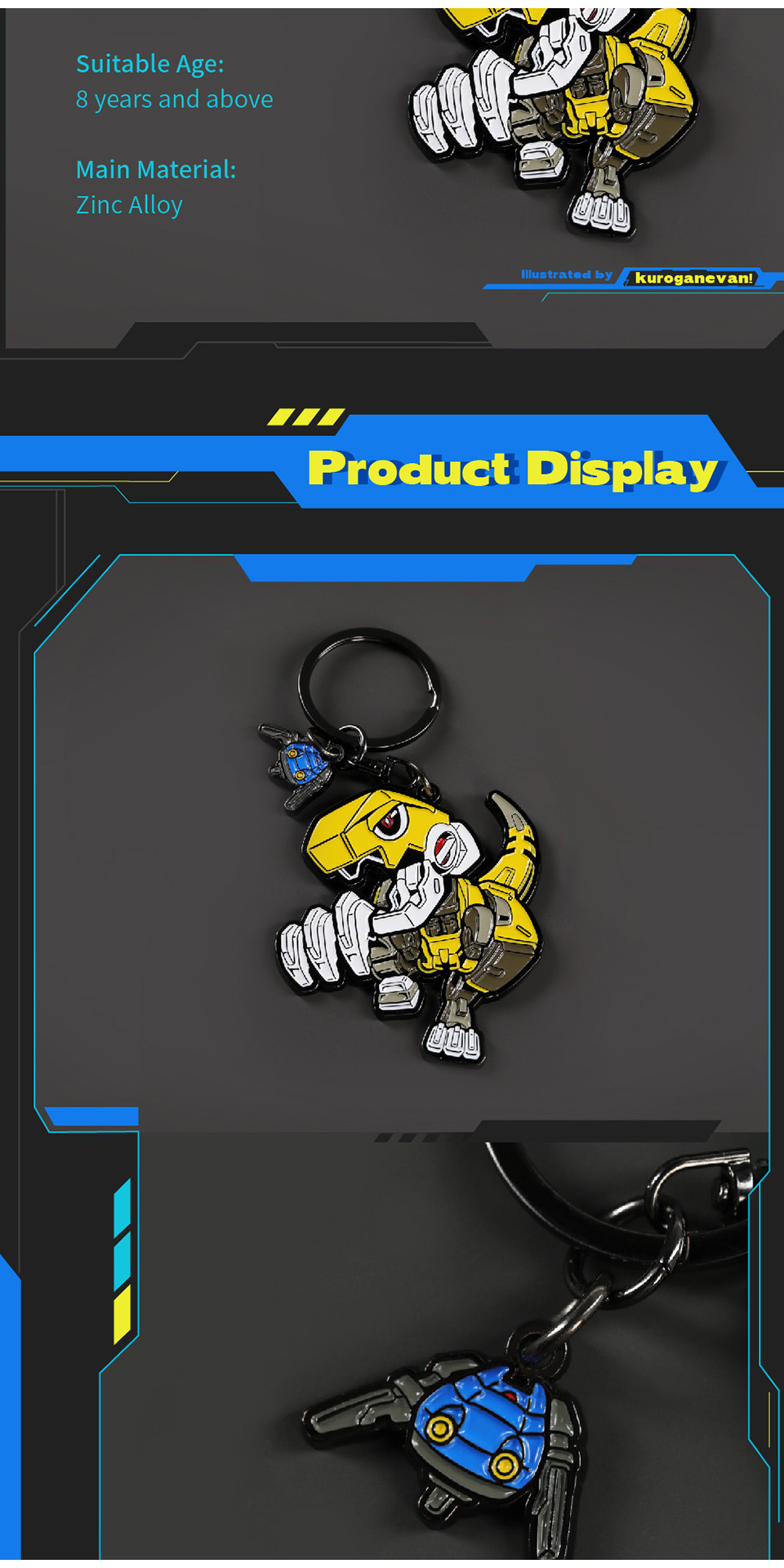 52TOYS BEASTBOX Series DIO Metal Keychain | Shopee Philippines