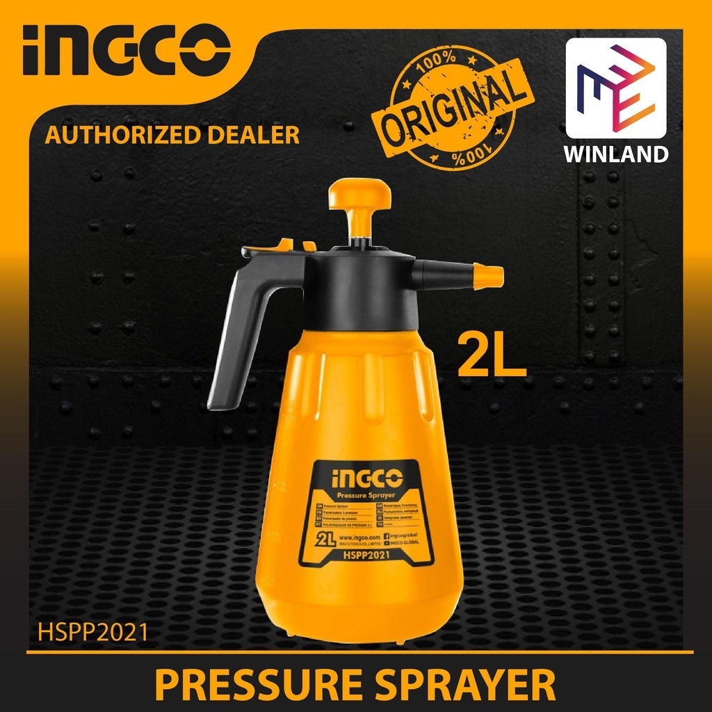 Ingco by Winland THICK 2L Pressure Chemical Water Pump Sprayer ...