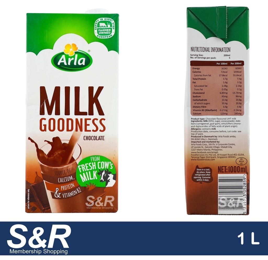 Arla Chocolate UHT Milk 1L | Shopee Philippines