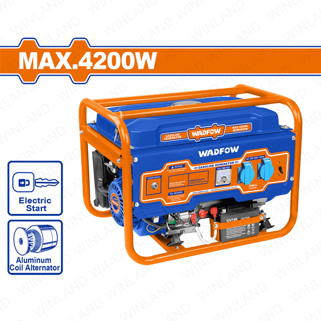 Wadfow by Winland Industrial 15Liters Gasoline Generator 220-240V ...