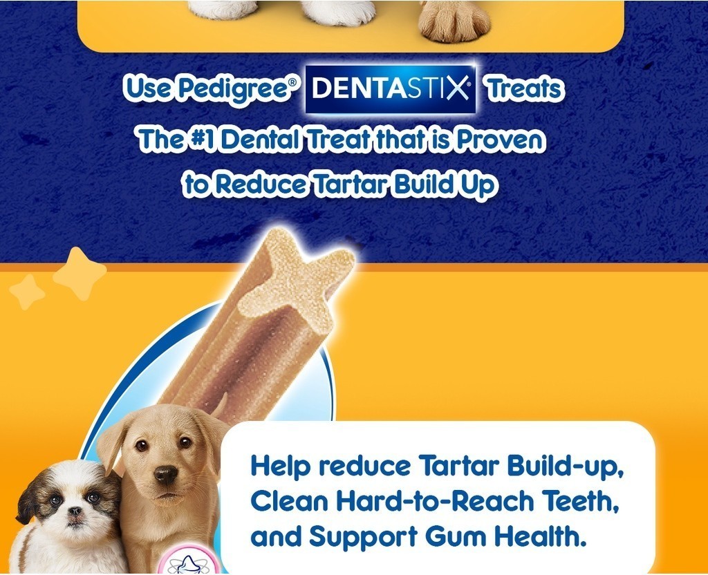 Pedigree Dentastix Treats for Puppy 56g (3-Pack) | Shopee Philippines
