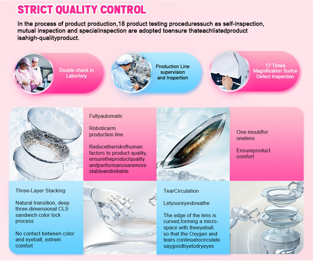 [Buy 1 Get 2 Gift] UYAAI 2pcs COLOR Contact Lens Aoki Grey Contact Lens ...