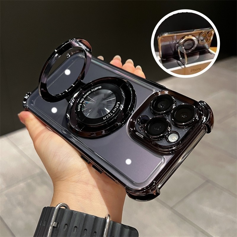 New clear folding Stand 15Promax camera protective mobile phone case ...